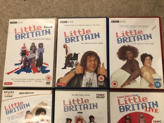 LITTLE BRITAIN DVD Collection - Series 1,2 & 3, Live, Comic Relief plus ...