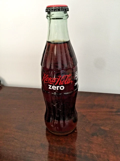 COCA COLA ZERO Bottiglia Vetro 250 Ml 50° Anniversario Turchia 2014 EUR ...