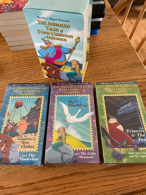 BRAND NEW 3 VHS set Reader's Digest ANIMATED TALES OF HANS CHRISTIAN ...