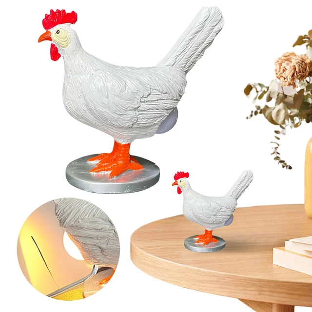 LED CREATIVE HEN Light USB Charging Chicken Egg Lamp Realistic Art ...