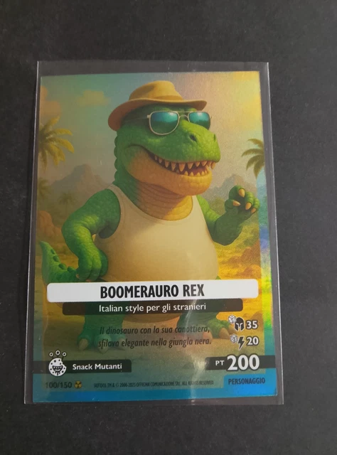 BOOMERAURO REX 2025 SKIFIDOL ITALIAN BRAINROT n 100/150 NEW EUR 25,00 ...