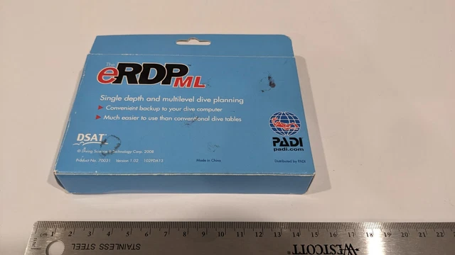 PADI ERDPML MULTILEVEL Recreational Dive Planner - New Open Box $50.00 ...