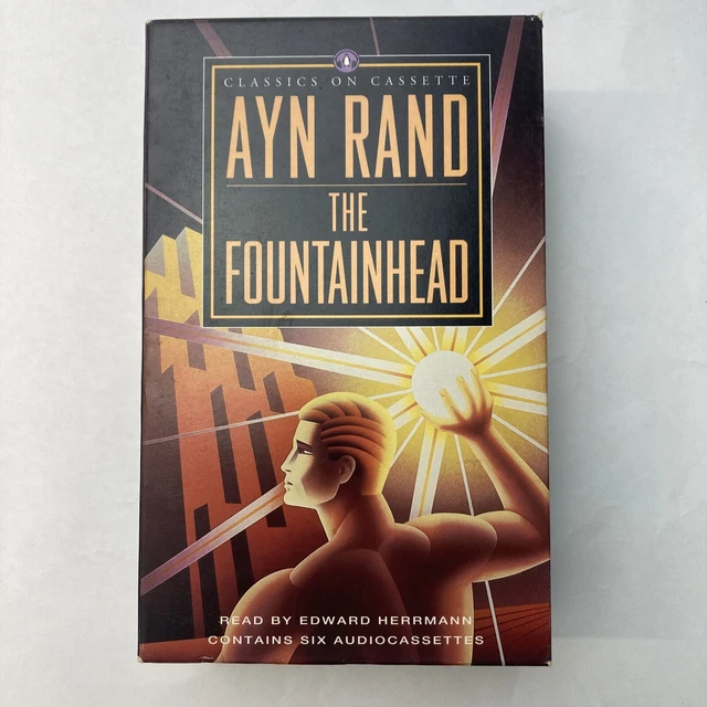 AYN RAND THE Fountainhead Cassette Audio Box Set Edward Hermann $5.93 ...