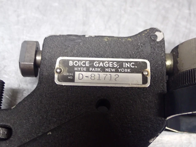 BOICE GAGES D-81712 Snap Gauge Federal Model B21 .0001" 0-5 Used With ...