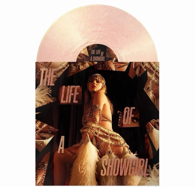 TAYLOR SWIFT THE Life Of A Showgirl Pink Shimmer Vinyl *SEALED* £62.89 ...