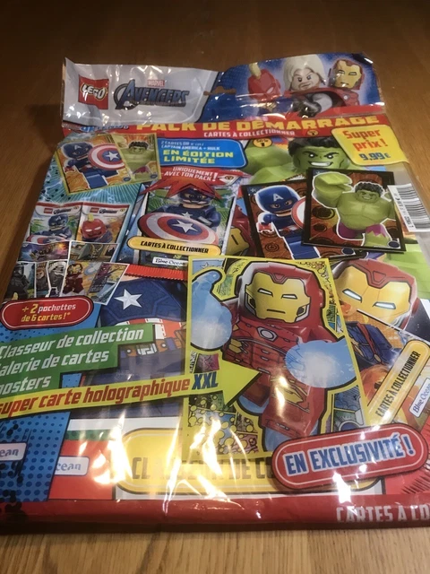 PACK LEGO 1ERE série Avengers Marvel lot Grand classeur + Cartes ...