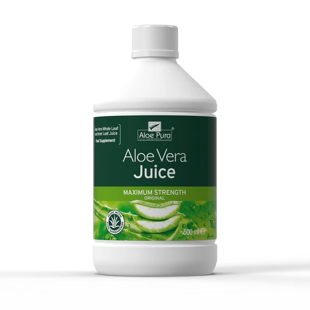 ALOE PURA ALOE Vera Maximum Strength Juice, Natural, Vegan, Cruelty ...