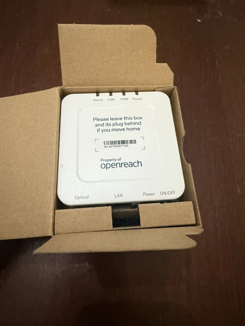 OPENREACH ADTRAN ONT Fibre Modem | FTTP Optical Network Terminal | Full ...