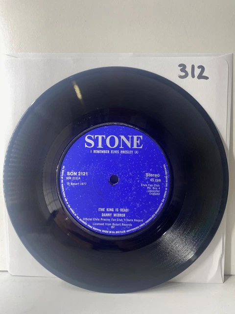 STONE: I REMEBER Elvis Presley by Danny Mirror - Single 7” Vinyl EUR 12 ...