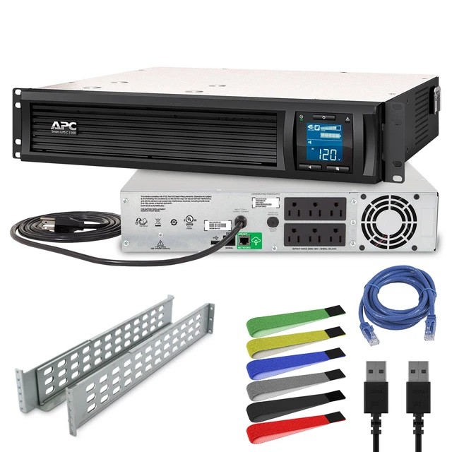APC 1500VA SMART UPS with SmartConnect, Rack Mount UPS Battery Backup ...