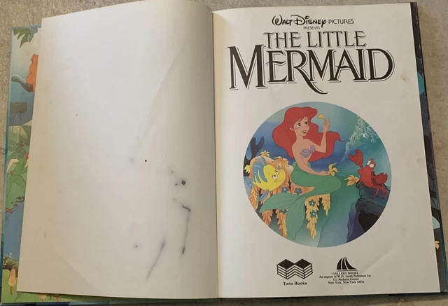 VINTAGE HARDCOVER WALT Disney Classic Series: The Little Mermaid Book ...
