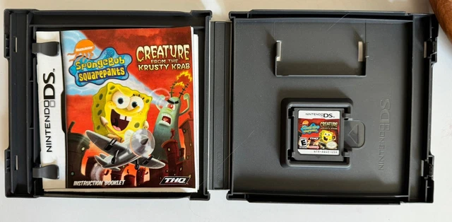 SPONGEBOB SQUAREPANTS: CREATURE from the Krusty Krab Nintendo DS (THQ ...