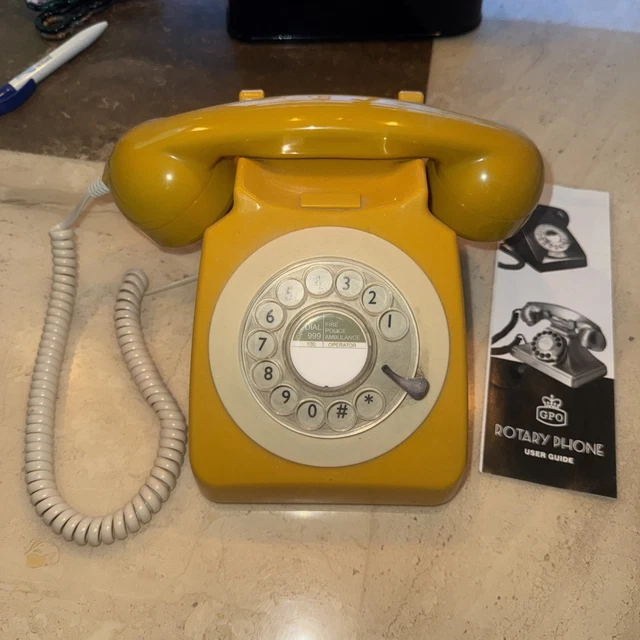 RETRO ROTARY STYLE Corded Home Telephone Classic GPO Benross £5.44 ...