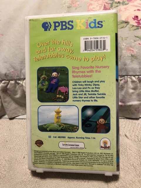 TELETUBBIES - NURSERY Rhymes - PBS Kids VHS, 1998 - Rare HTF Clam Shell ...