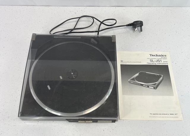 TECHNICS DC SERVO Automatic Turntable System Model SL-JS1 Record Player ...
