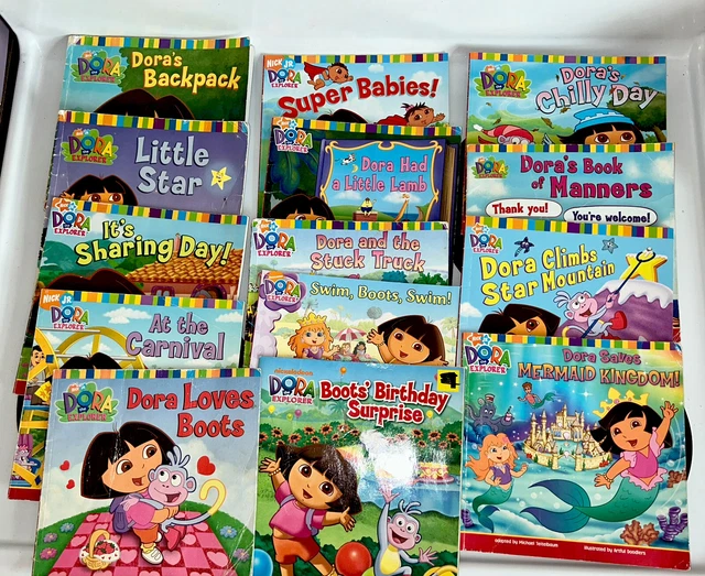 BULK LOT 4X Dora The Explorer Books Nickelodeon (Hardcover) $19.99 ...