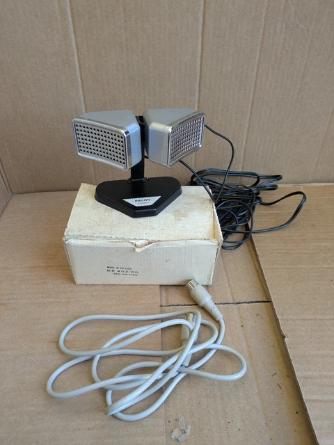 PHILIPS N8402 CARDIOID Stereo Microphone £33.99 - PicClick UK