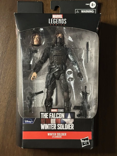 HASBRO MARVEL LEGENDS Winter Soldier Bucky Barnes Flashback Action ...