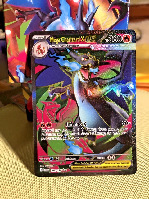 PHANTASMAL FLAMES MEGA Charizard X ex Full Art And More! Pokemon TCG £ ...