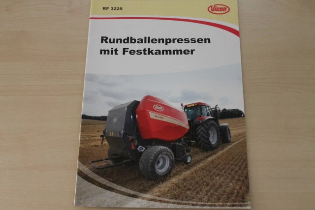 158202) VICON RUNDBALLENPRESSE RF 3225 Prospekt 201? EUR 1,99 - PicClick DE