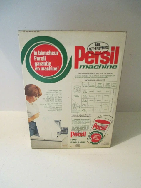 RARE ANCIEN PAQUET DE LESSIVE PERSIL 1 KG NON OUVERT Années 70 Vintage ...