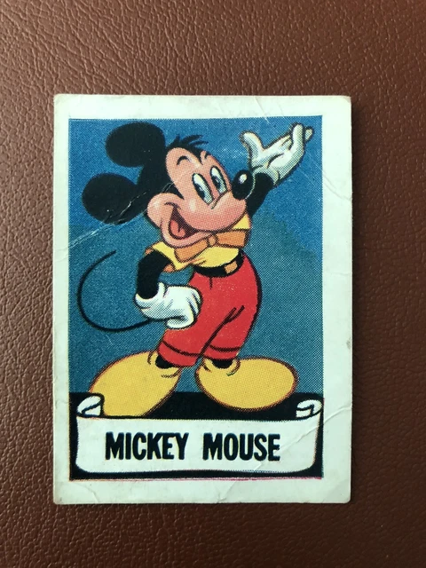 BARRATT SWEET CIGARETTE Card 1955 Walt Disney Characters - Mickey Mouse ...