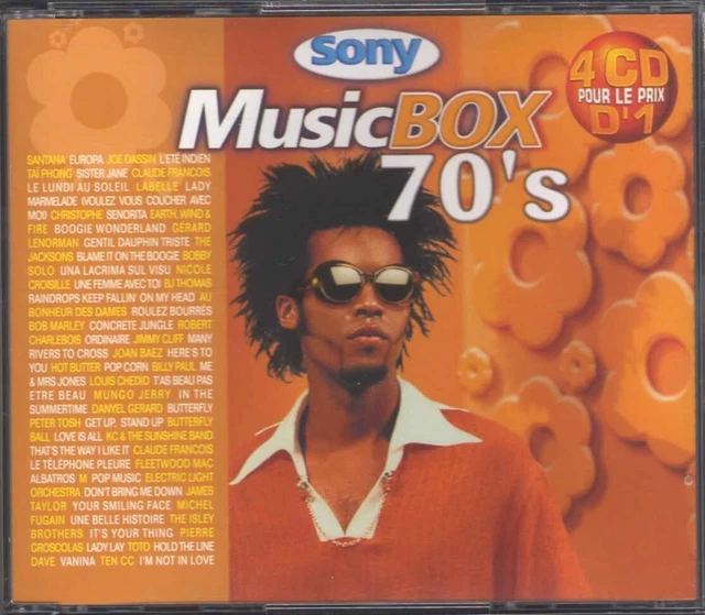 COMPILATION - SONY MusicBox 70's - 4 CD - 2000 - Pop Rock Chanson Funk ...