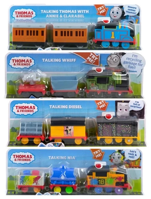 TALKING THOMAS & Friends Motorised Trains, Diesel, Nia, Whiff, Kana New ...