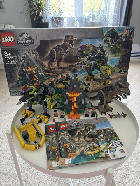 LEGO JURASSIC WORLD: T. rex vs Dino-Mech Battle (75938) box and ...