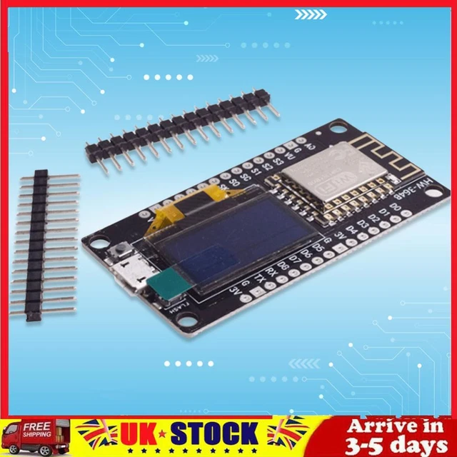 NODEMCU ESP8266 WIRELESS Module Development Board 0.96 Inch OLED ...