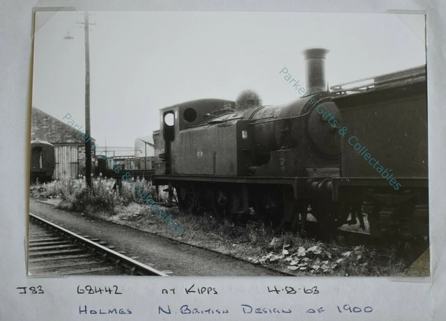 TRAIN PHOTOGRAPH OF Railway Locomotive No 68442 Class J83 (ref317-102 ...