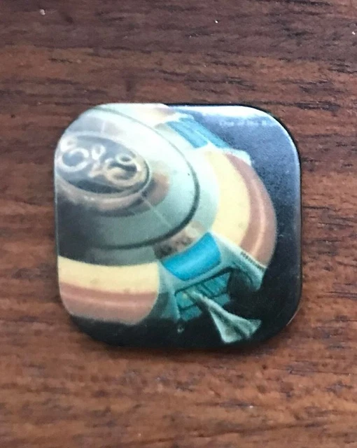 VINTAGE 1980S ELO Electric Light Orchestra Out Of The Blue square pin ...