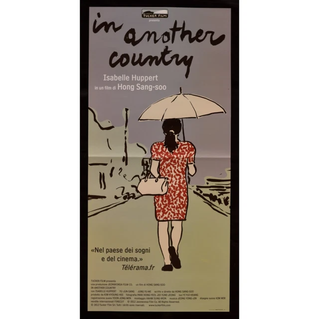 LOCANDINA IN ANOTHER Country Hong Sang-soo Isabelle Huppert Yoo Jun ...