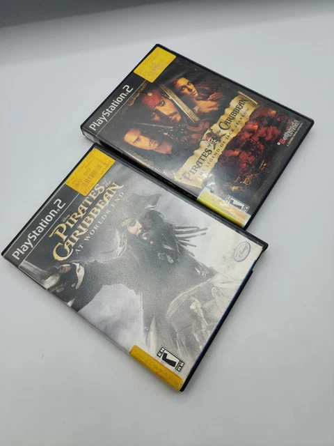 PS2 GAME LOT: Pirates of the Caribbean Worlds End + Jack Sparrow ...