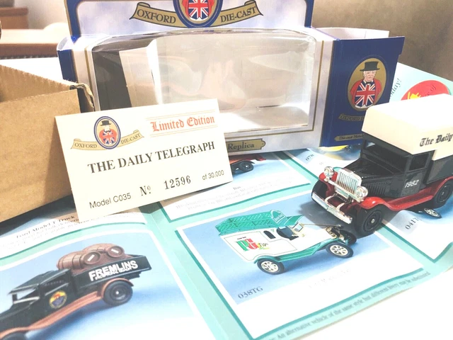 OXFORD DIE-CAST THE Daily Telegraph 1929 Model A002 limited edition MIB ...