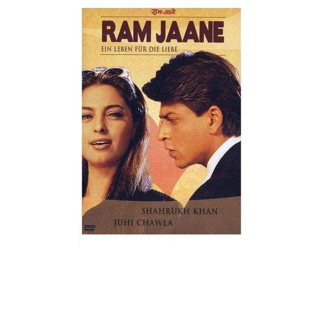 RAM JAANE SHAHRUKH Khan Juhi Chawla Bollywood Liebesfilm DVD Deutsch ab ...