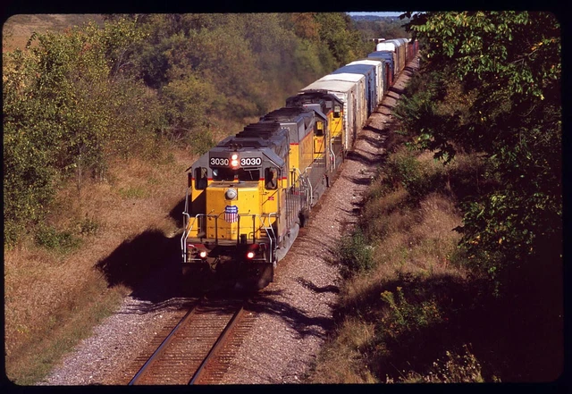 ORIGINAL RAIL SLIDE - UP Union Pacific 3030+ Northlake WI 9-19-2004 NON ...