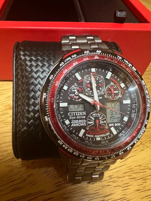CITIZEN RED ARROWS Skyhawk A.T Super Titanium £380.00 - PicClick UK