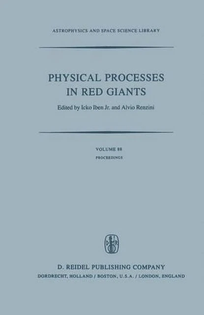 PROCESSUS PHYSIQUES CHEZ les géants rouges : Actes du deuxième atelier ...
