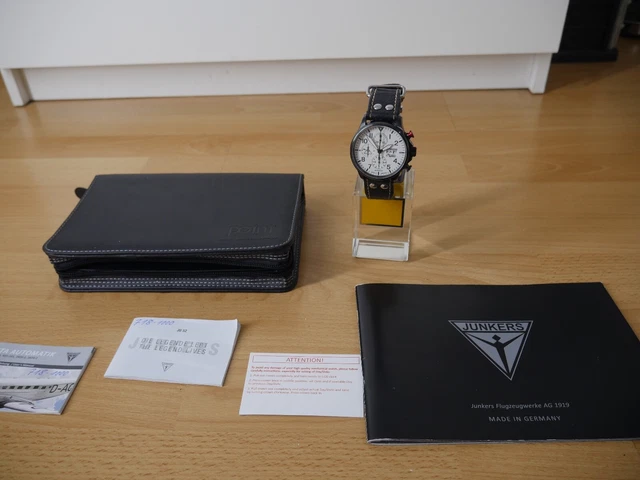 JUNKERS EUROFIGHTER TYPHOON Chronograph Automatic Limited Edition 718/1000 EUR 507,22 - PicClick DE