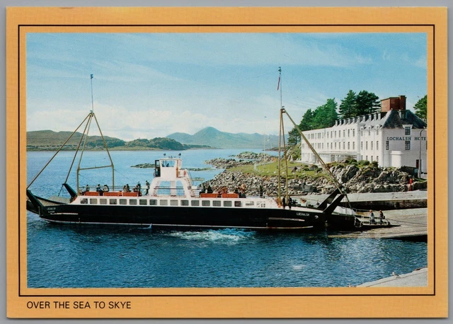 THE SKYE FERRY at the Kyle of Lochalsh Slipway Scotland Postcard $10.47 ...