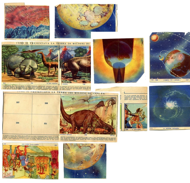 LOT LOTTO FIGURINE Album CIELO E TERRA- ED.BEA 1956-Stickers-Pegatinas ...