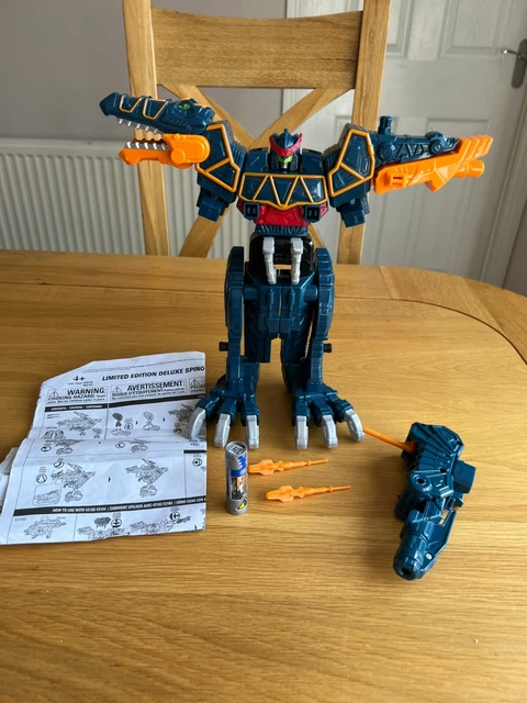 POWER RANGERS DINO Charge Deluxe Ltd Colore Spinosaurus Megazord 100% ...