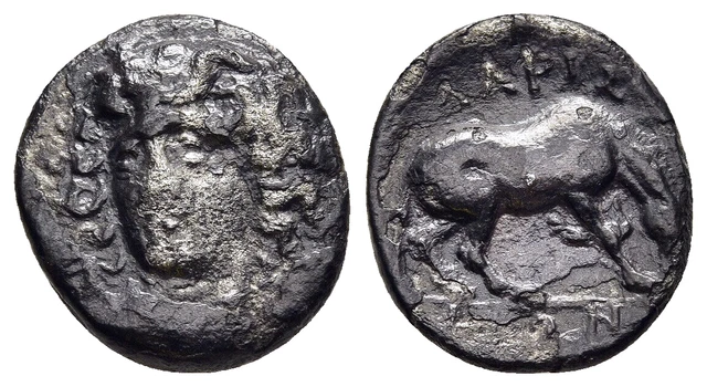 FITZ THESALY LARISSA Hemidrachm Nymph Horse Greek Silver ±Tcc558 £4.75 ...