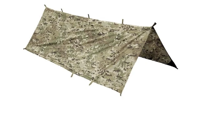 BRITISH ARMY MILITARY MTP basha sheet poncho tarp USED but looks new £ ...