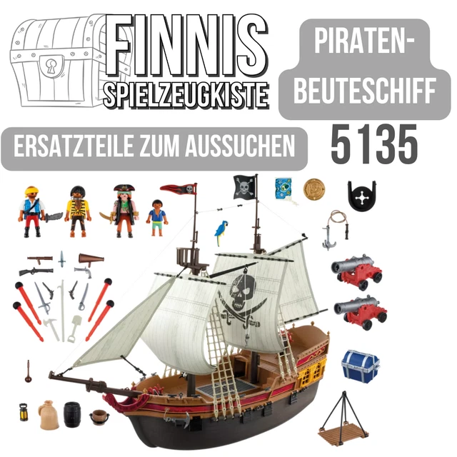 PLAYMOBIL 5135 PIRATENSCHIFF Pirates Fluch Karibik Schiff Boot ...