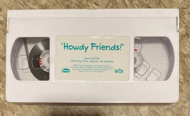 BARNEY HOWDY FRIENDS VHS £4.64 - PicClick UK