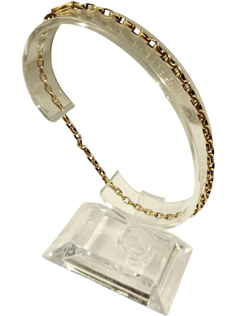 VINTAGE 9CT GOLD Bracelet 375 Chain Style 3.4g (020) £96.00 - PicClick UK