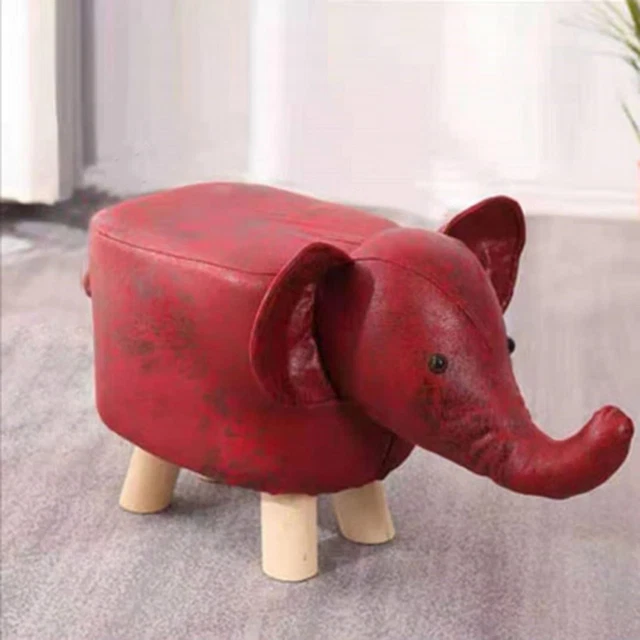 (RED) ANIMAL FOOTSTOOLS Cute Cartoon Animal Small Stool Comfortable $76 ...