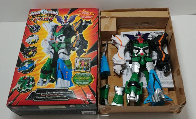 POWER RANGERS JUNGLE Fury Transforming Beast Master Megazord In Box ...